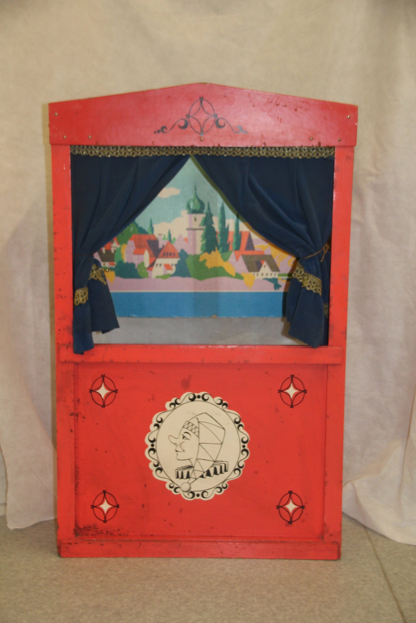 Antique French Guignol Theater Puppet Art Puppetry Puppet Show - Etsy