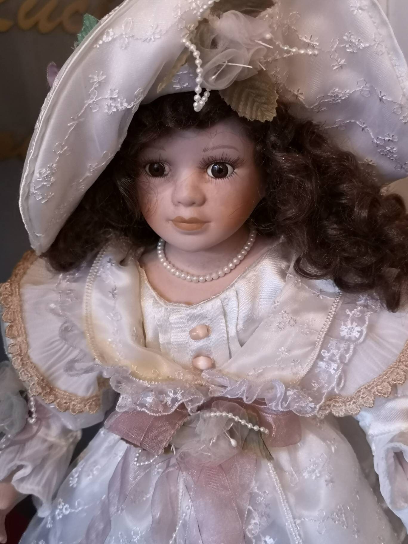 Art And Collectibles Dolls And Miniatures Art Dolls French Porcelain Doll Genuine Porcelain Doll