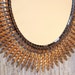 Oval Sun Mirror Sunburst Sunshine Mirror Entryway Gold Mirror Bedroom ...