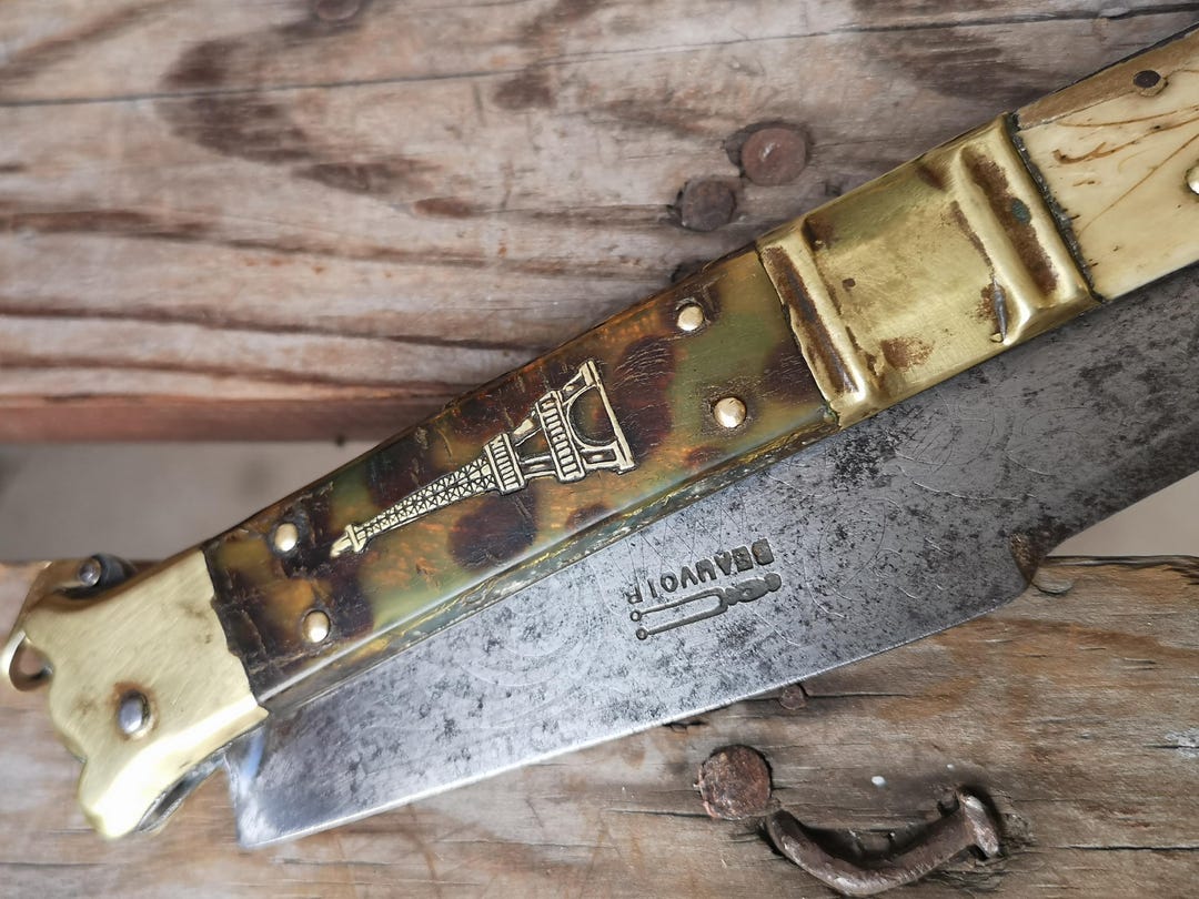 Folding Knife Navaja Knife Eiffel Tower Decor Pocket Knife by Beauvoir ...