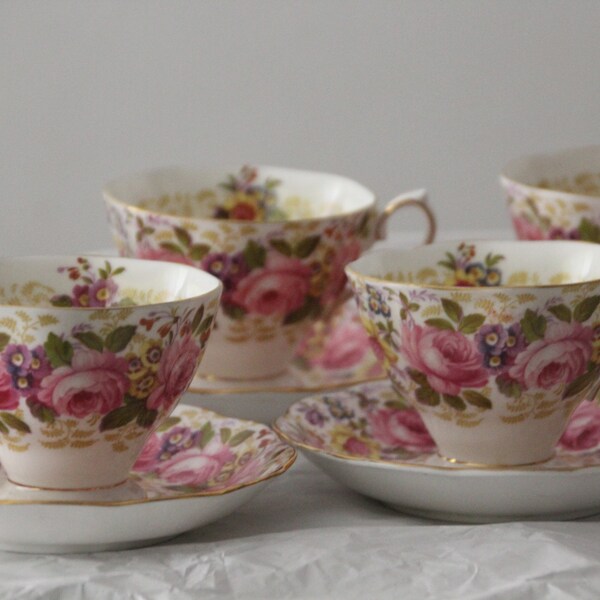 Pink Rose Tea Cup - Etsy