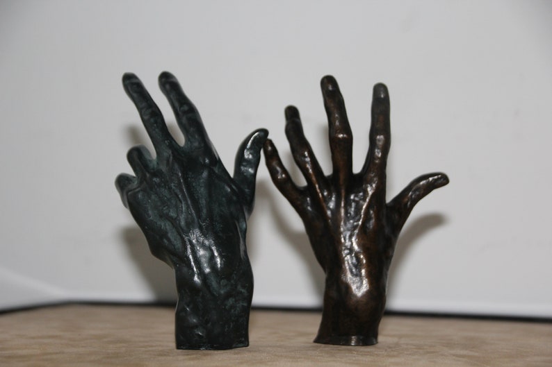 Two Hands Sculpture Auguste Rodin Gift Romantic Gift Rodin Sculptor ...