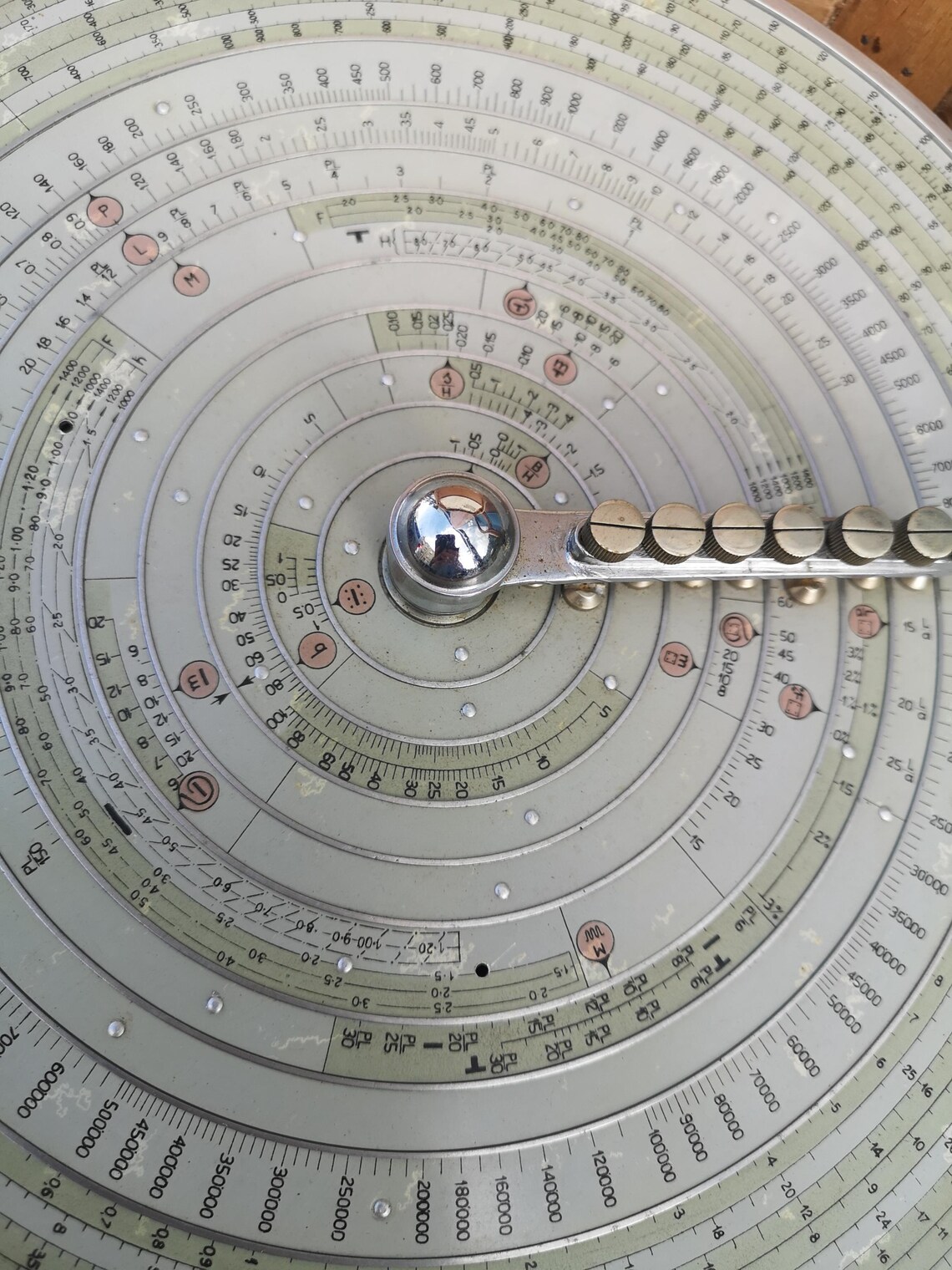 Antique Mechanical Calculator Office Desk Decor Calculating Device Old ...