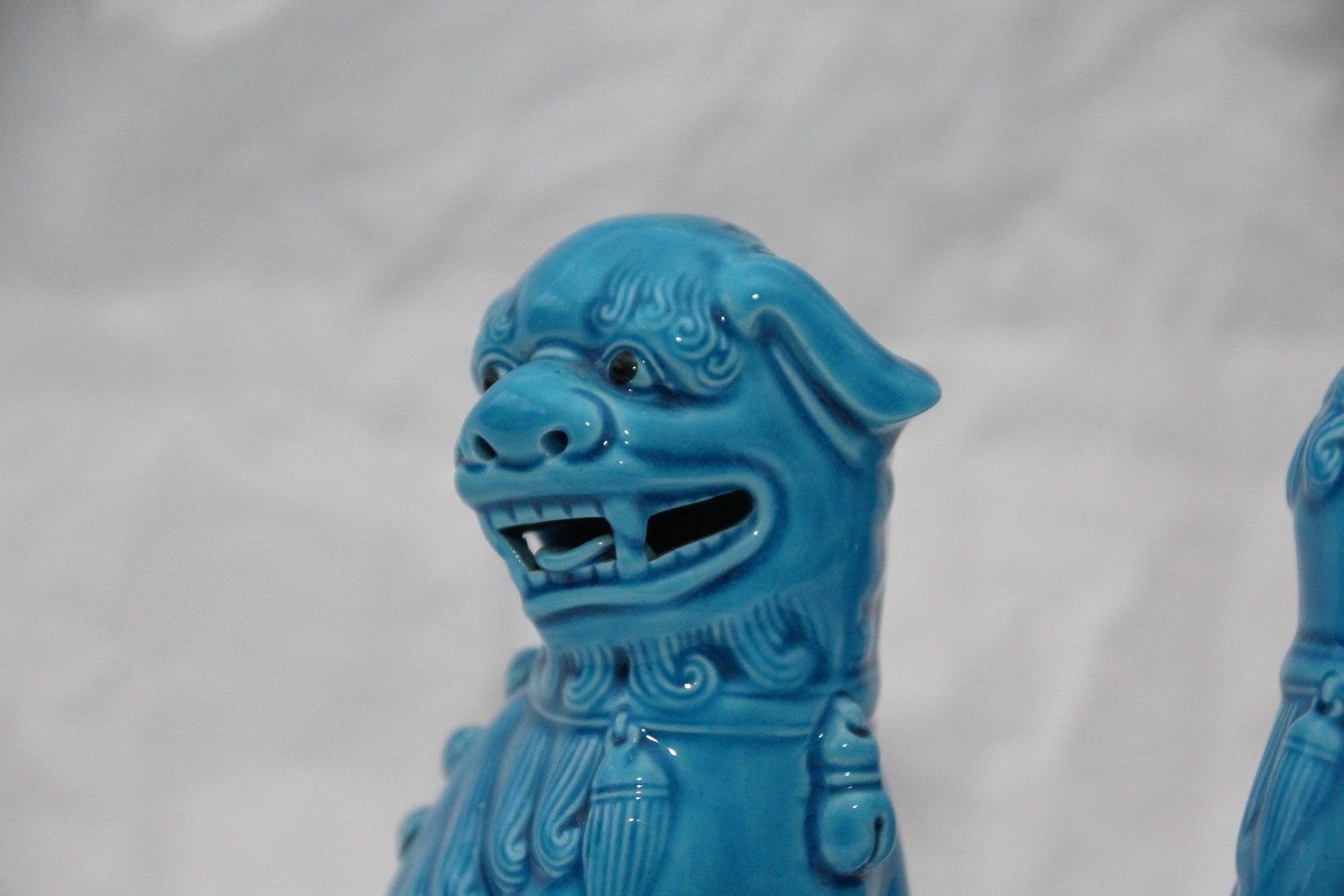 Large Chinese Foo Dog Statue Turquoise Dog Gift Dog Figurine - Etsy