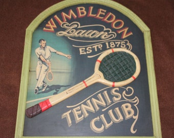 Tennis Club Sign - Etsy