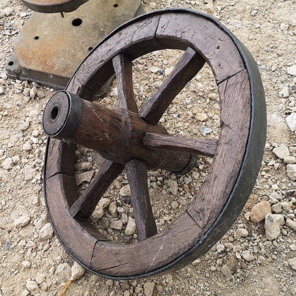 Wooden Wagon Wheel Wood Car Wheel Vintage Rustic Decor - Etsy