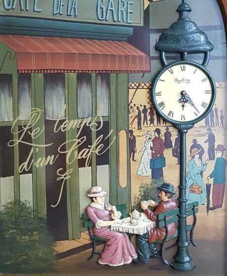 Railway Station Restaurant Sign Wall Decor Wall Art Wall Clock Bar ...