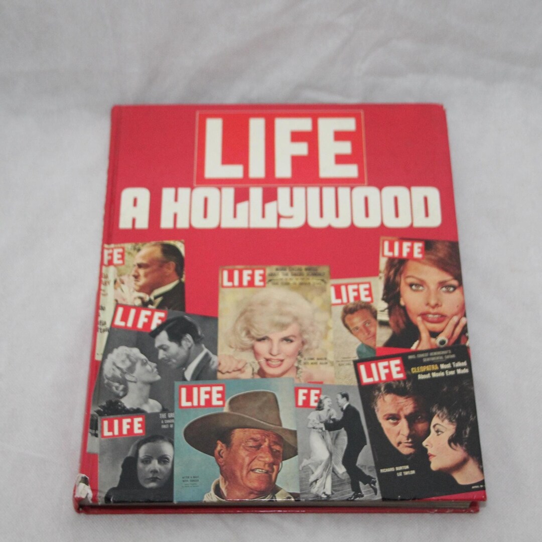 Life Hollywood Stars Book Movie Stars Silent Film Award Walk of Fame - Etsy