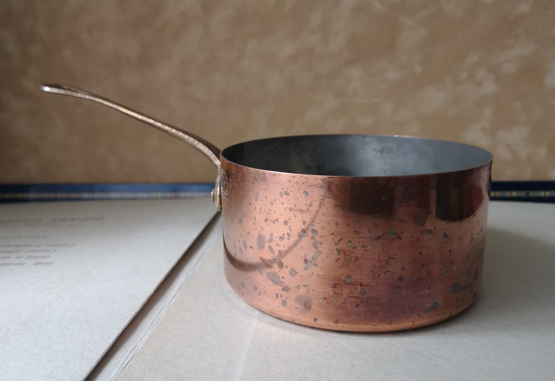 French Copper Pan French Restaurant Kitchen Copper Saucepan ...
