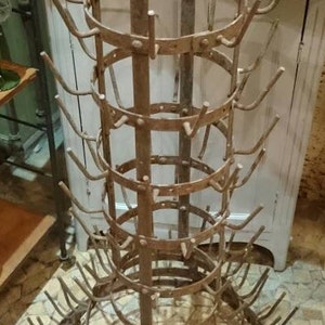 French vintage bottle rack Bottle dryer Mug rack Cup rack | Etsy