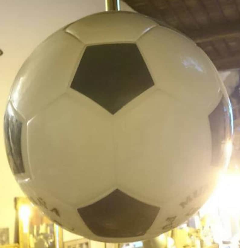 Vintage Soccer Ball Light Fixture Soccer Theme Room Kids | Etsy