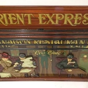 Wall Rack Orient Express Sign Signboard Train Station Railway Station ...