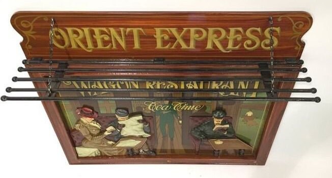 Wall Rack Orient Express Sign Signboard Train Station Railway - Etsy