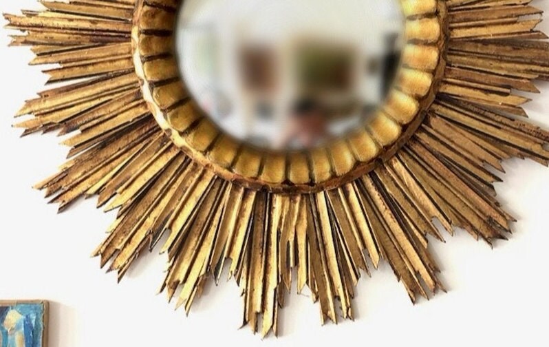 Sun Mirror Sunburst Sunshine Mirror Entryway Gold Mirror Bedroom ...