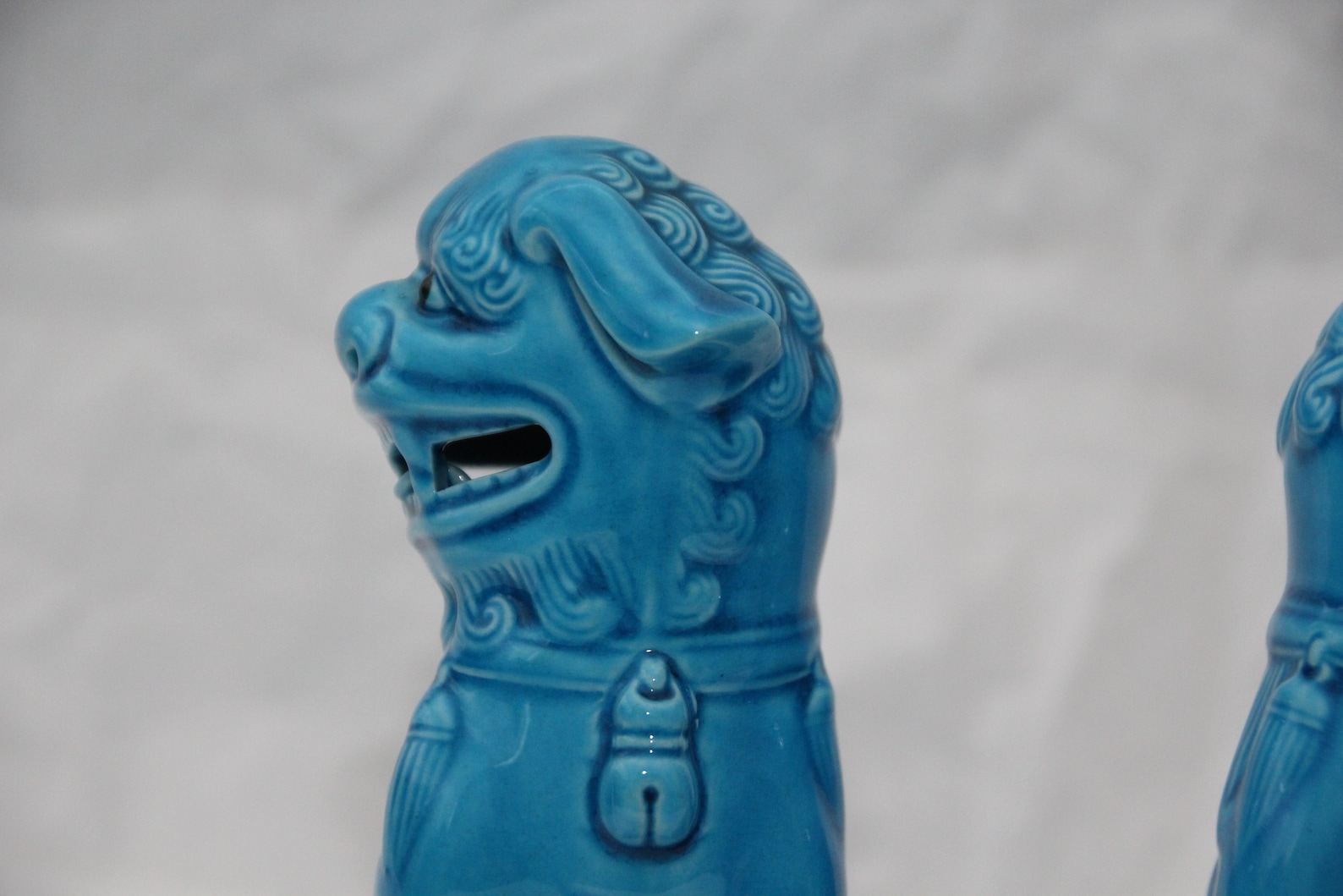 Large Chinese Foo Dog Statue Turquoise Dog Gift Dog Figurine - Etsy