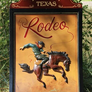 Rodeo Wall Art Cowboy Wall Art Houston Texas Horse Decor Horse | Etsy