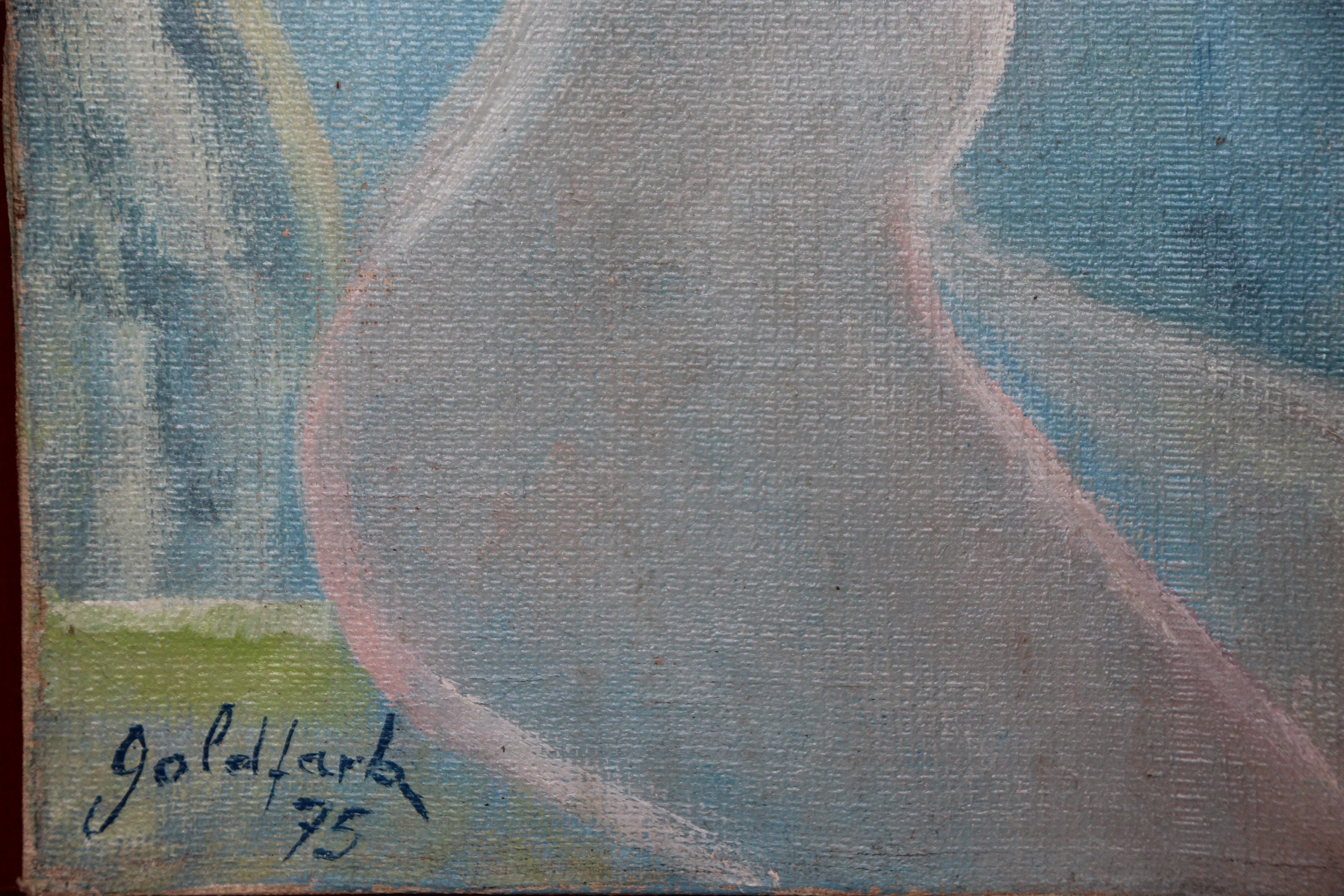 Nude Woman Painting Nude Lady Female Woman Goldfarb Artist - Etsy