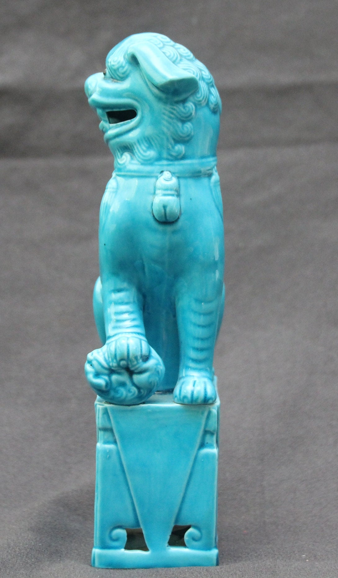 Chinese Foo Dog Statue Turquoise Dog Gift Dog Figurine Feng - Etsy