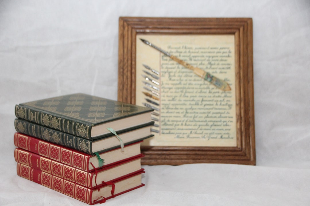 Lourdes Feather Quill Pen Wall Hanging Gift for Writer French Poetry ...