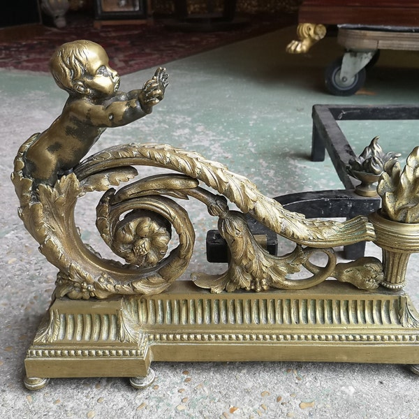 Large Andirons - Etsy