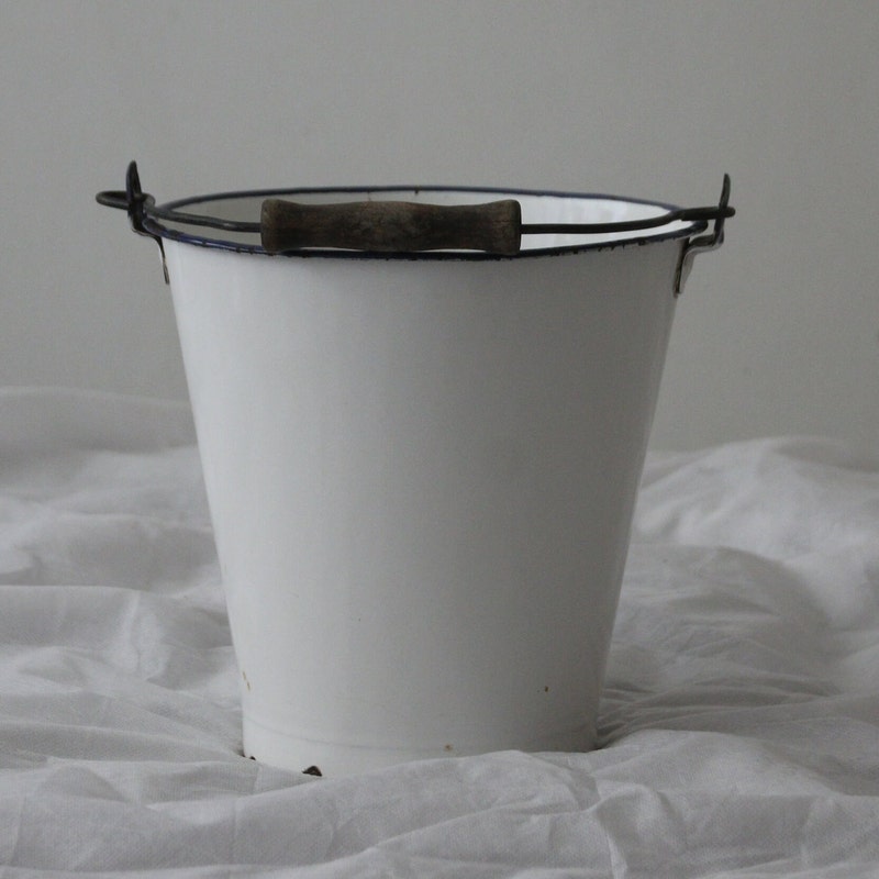 Enamel Bucket - Etsy