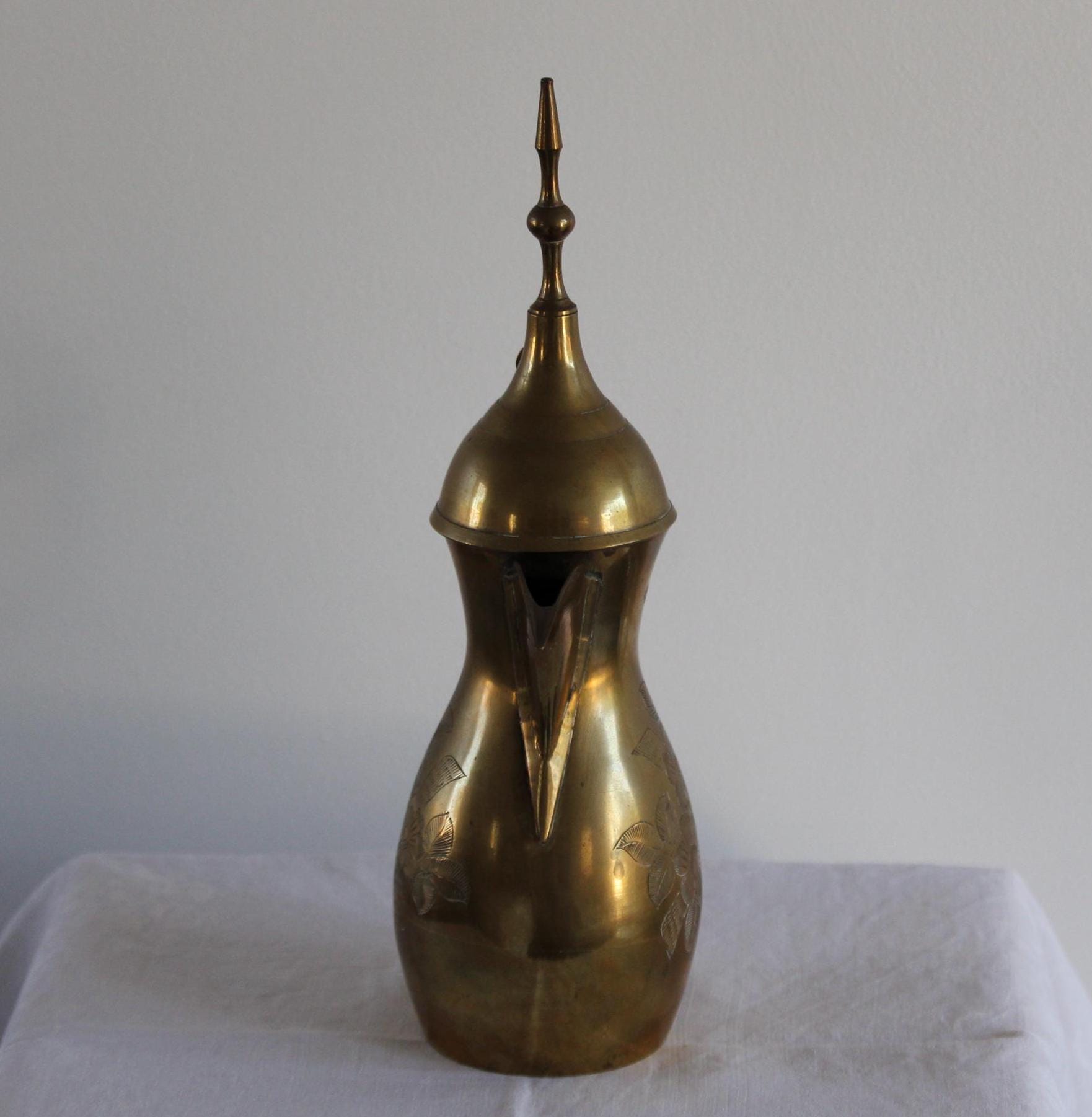 Gulf Dallah Coffee Maker Arabic Dallah Coffeepot Gold Coffee Pot Dallah ...