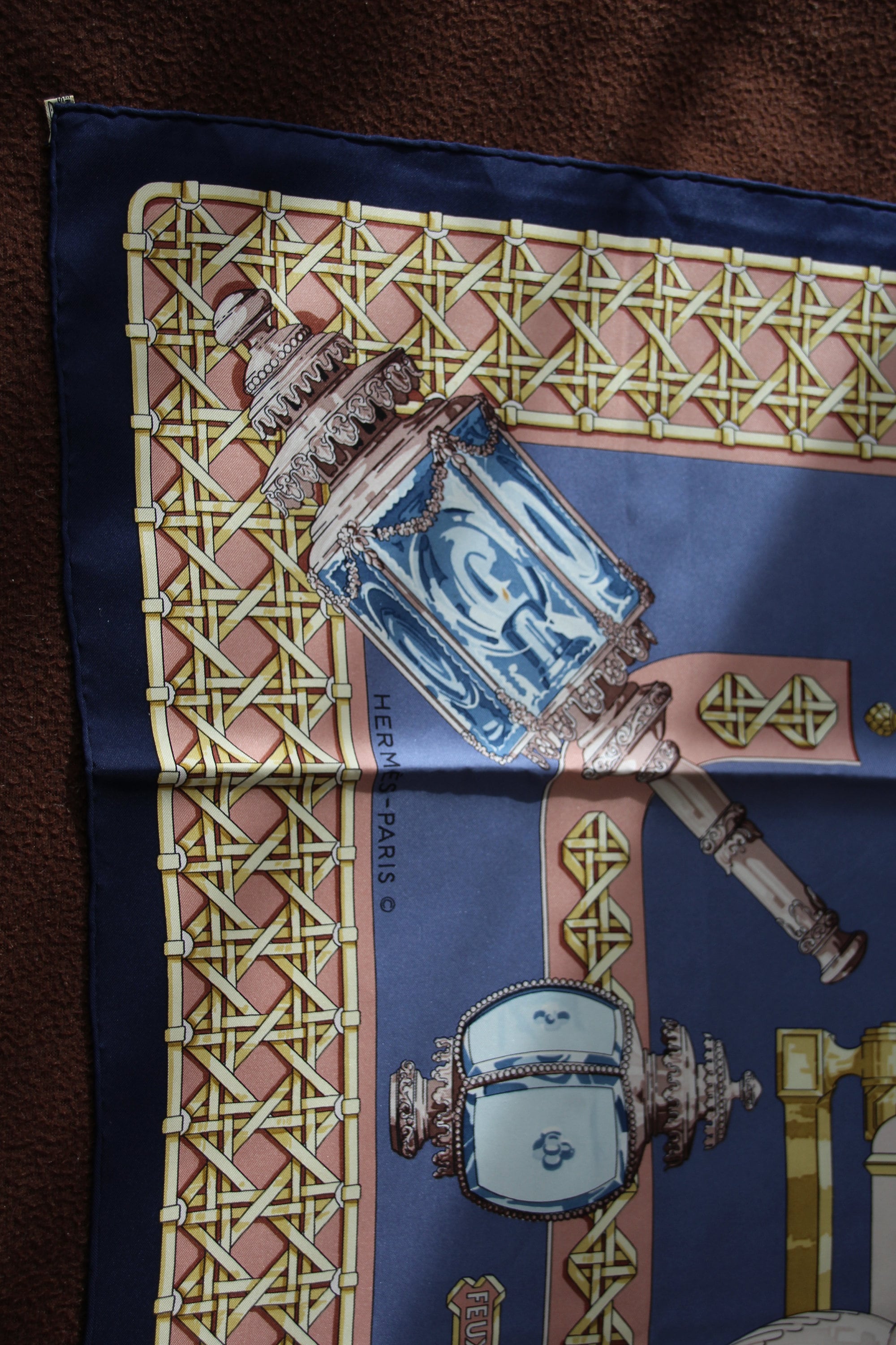 Hermes Silk Scarf Hermes Scarf Authentic Hermes Scarf Purple - Etsy