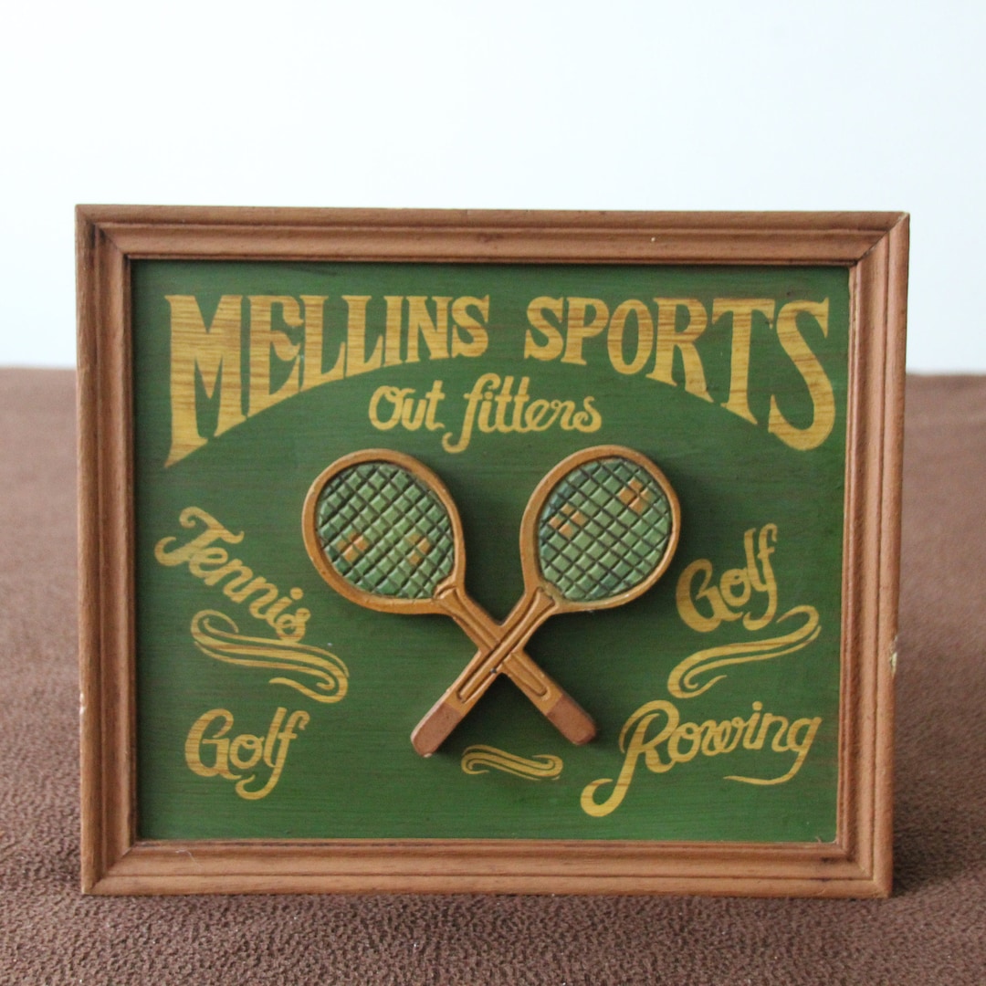 Tennis Sign Antique Tennis Art Tennis Wall Art Tennis Signboard Tennis ...