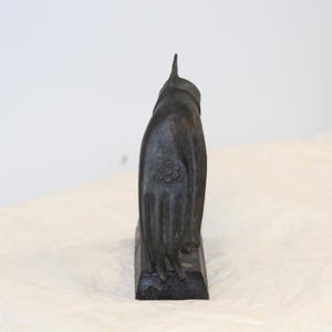Black Hand Desk Decor Hand Figurine Hand Sculpture Black Hand Bronze ...