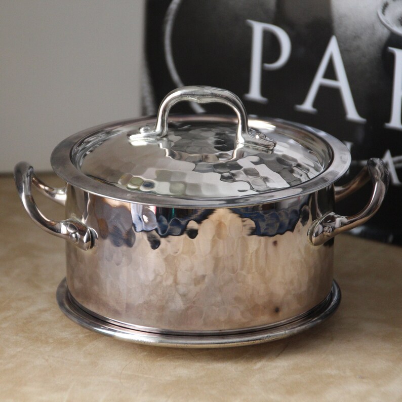 Small Sauce Pan With Lid Silver Plate Sheffield Porciani Small - Etsy