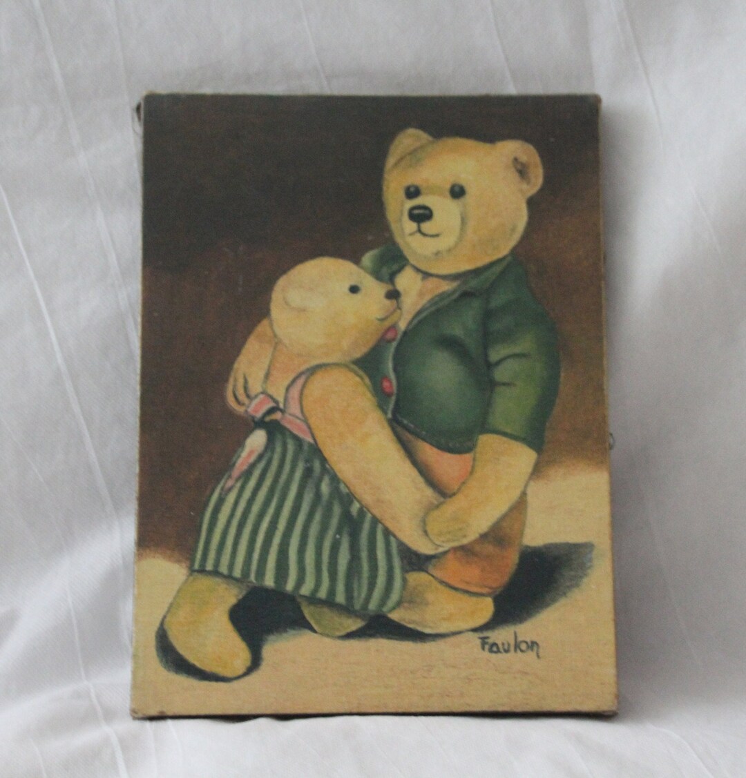Cute Teddy Bear Wall Decor for Nursery Kids Room Children Bedroom ...