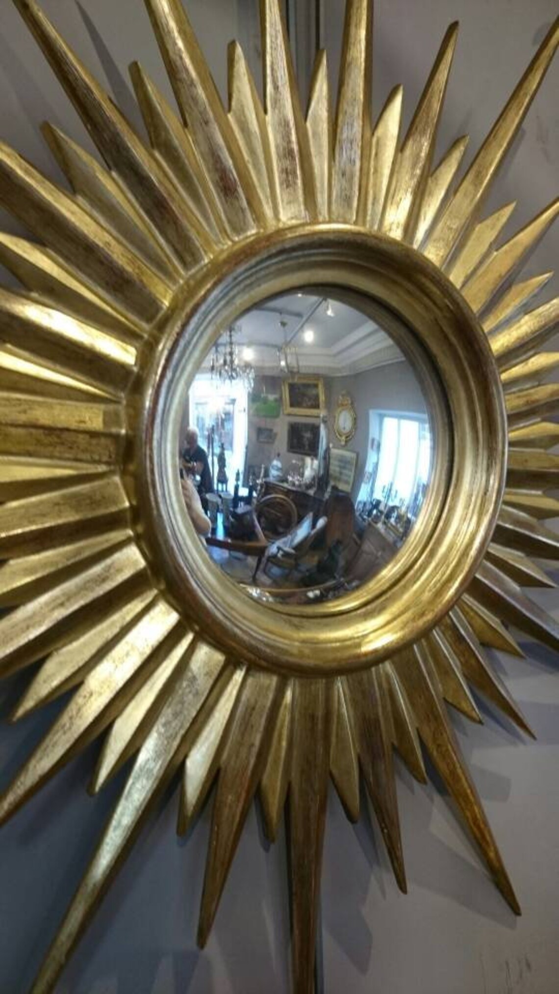 Gold Sunburst Mirror Antique Sunburst Mirror Vintage Sunburst - Etsy