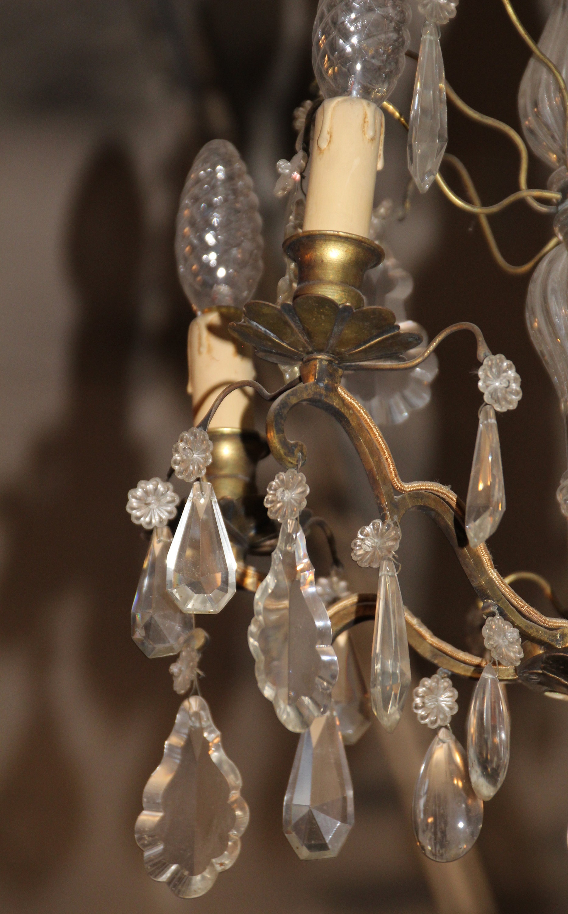 Crystal Chandelier French Style Chandelier Lighting Bronze | Etsy