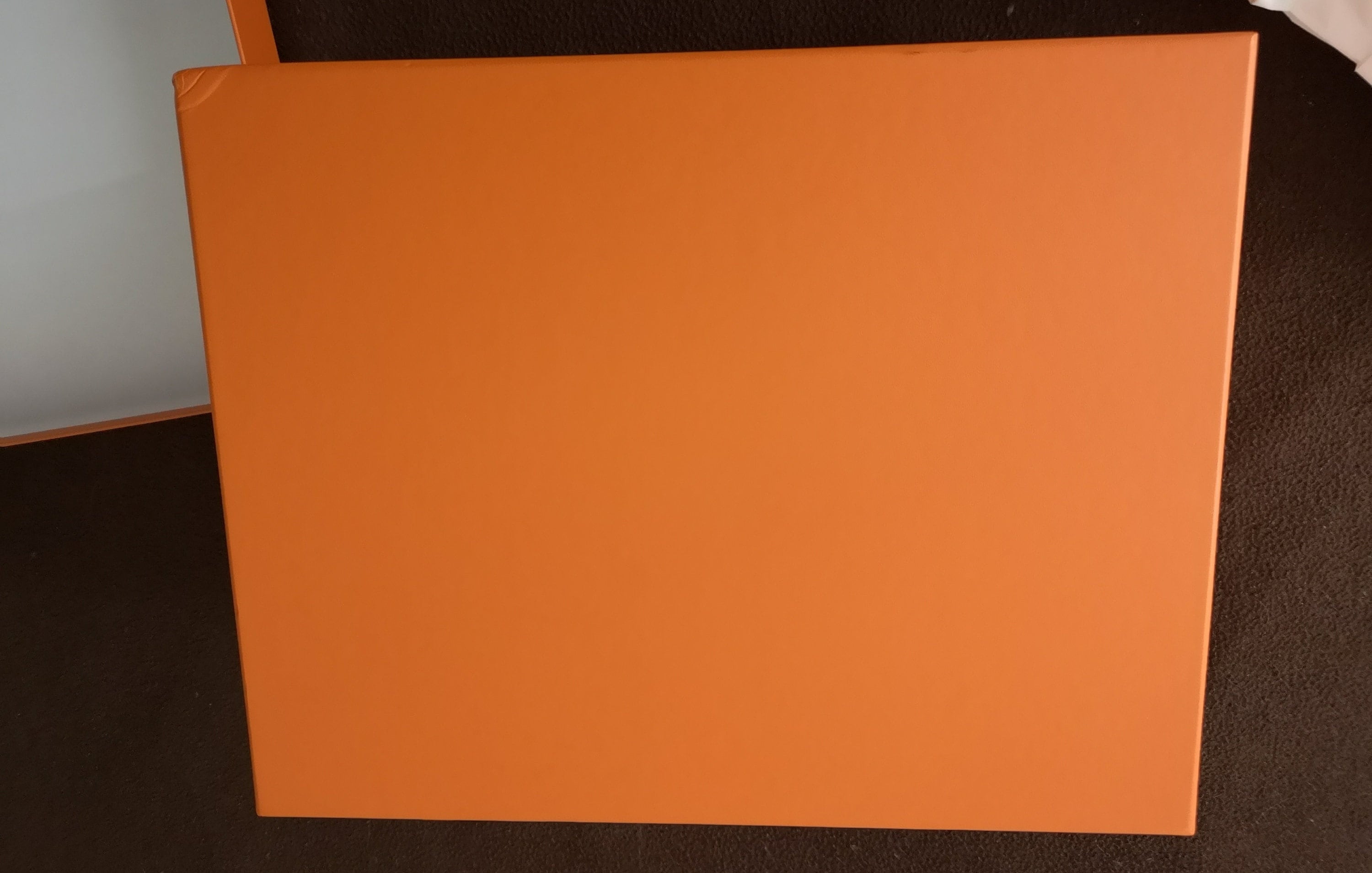 Large Rectangular Hermes Box Flat Box Hermes Storage Box Hermes Orange ...