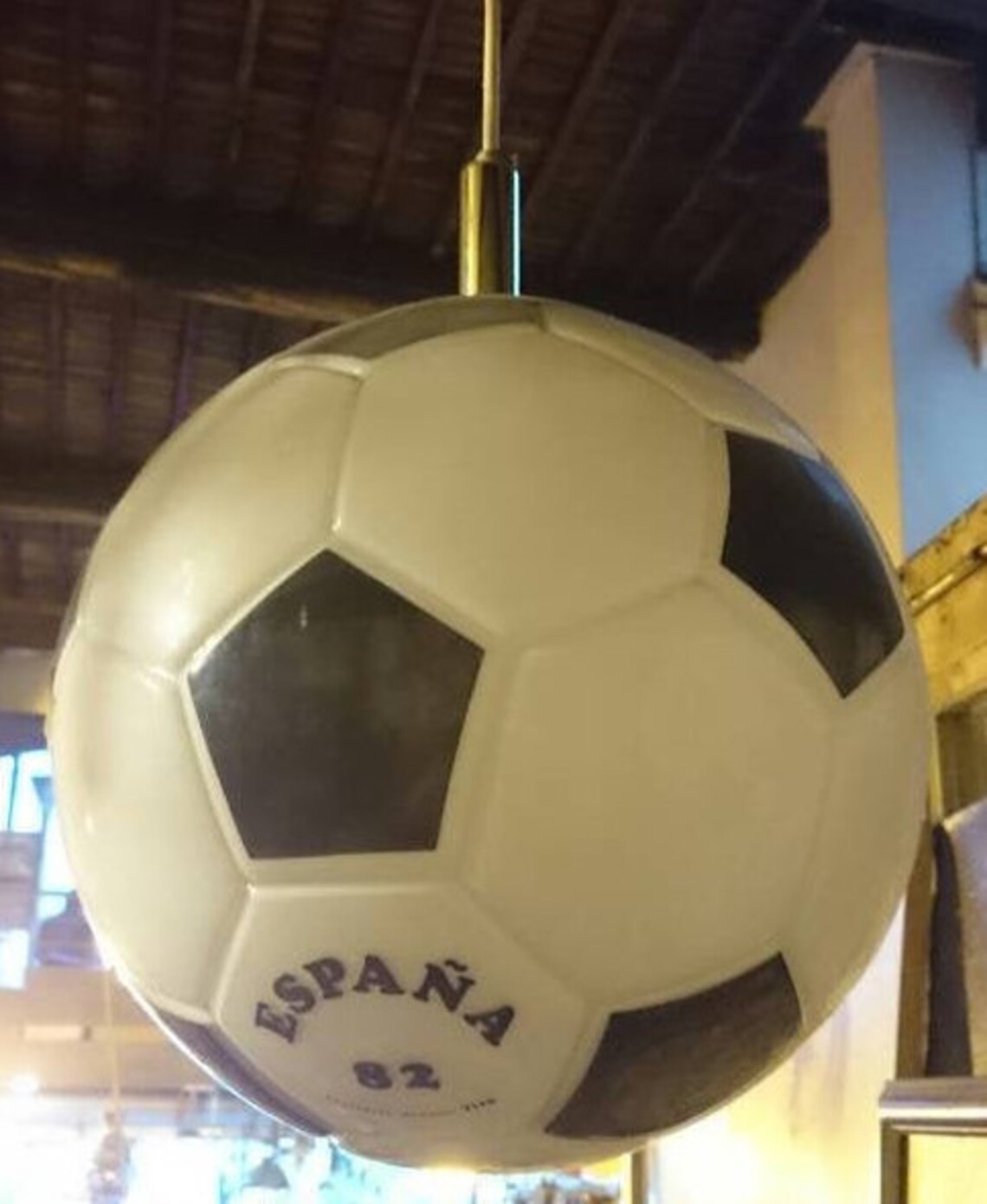 Vintage Soccer Ball Light Fixture Soccer Theme Room Kids | Etsy