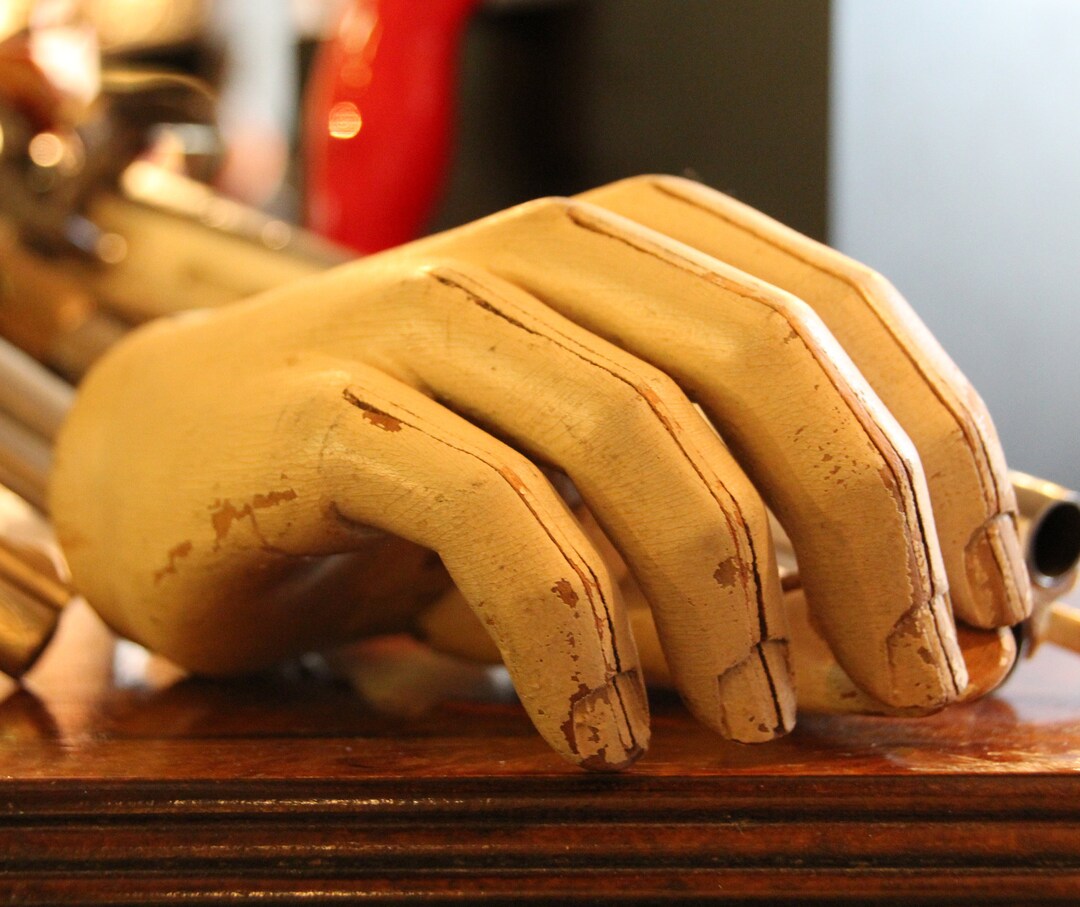 Prosthetic Hand Antique Prosthesis Hand Orthopedic Surgeon Gift Medical ...