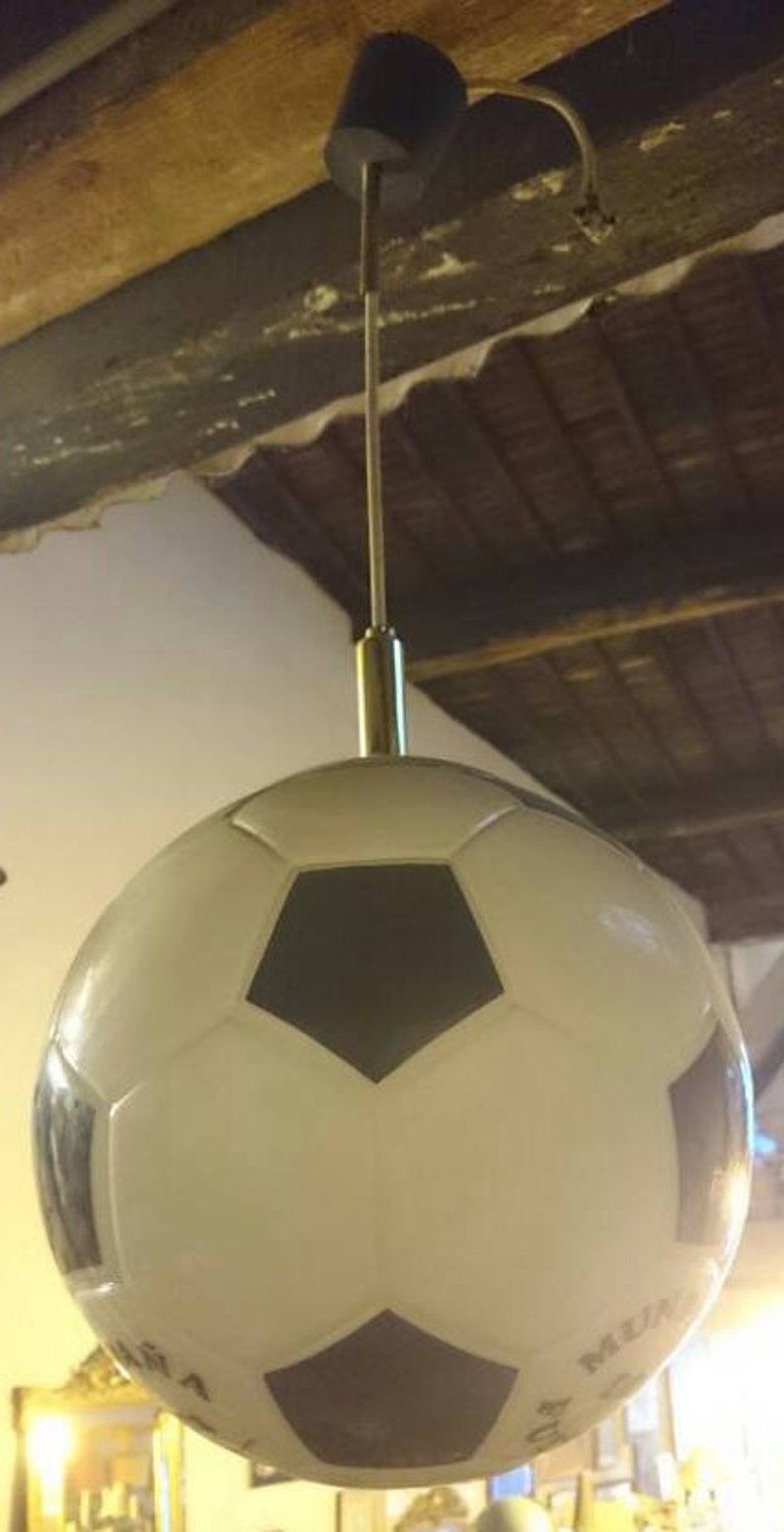 Vintage Soccer Ball Light Fixture Soccer Theme Room Kids | Etsy