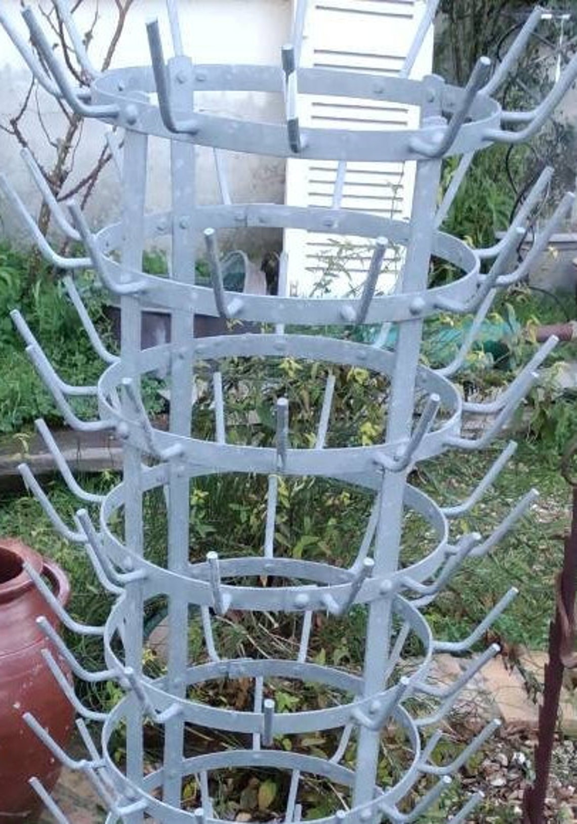 French Vintage Bottle Rack Bottle Dryer Mug Rack Cup Rack - Etsy
