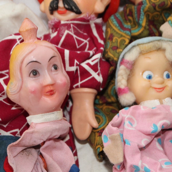 Antique French Hand Puppets Vintage - Etsy