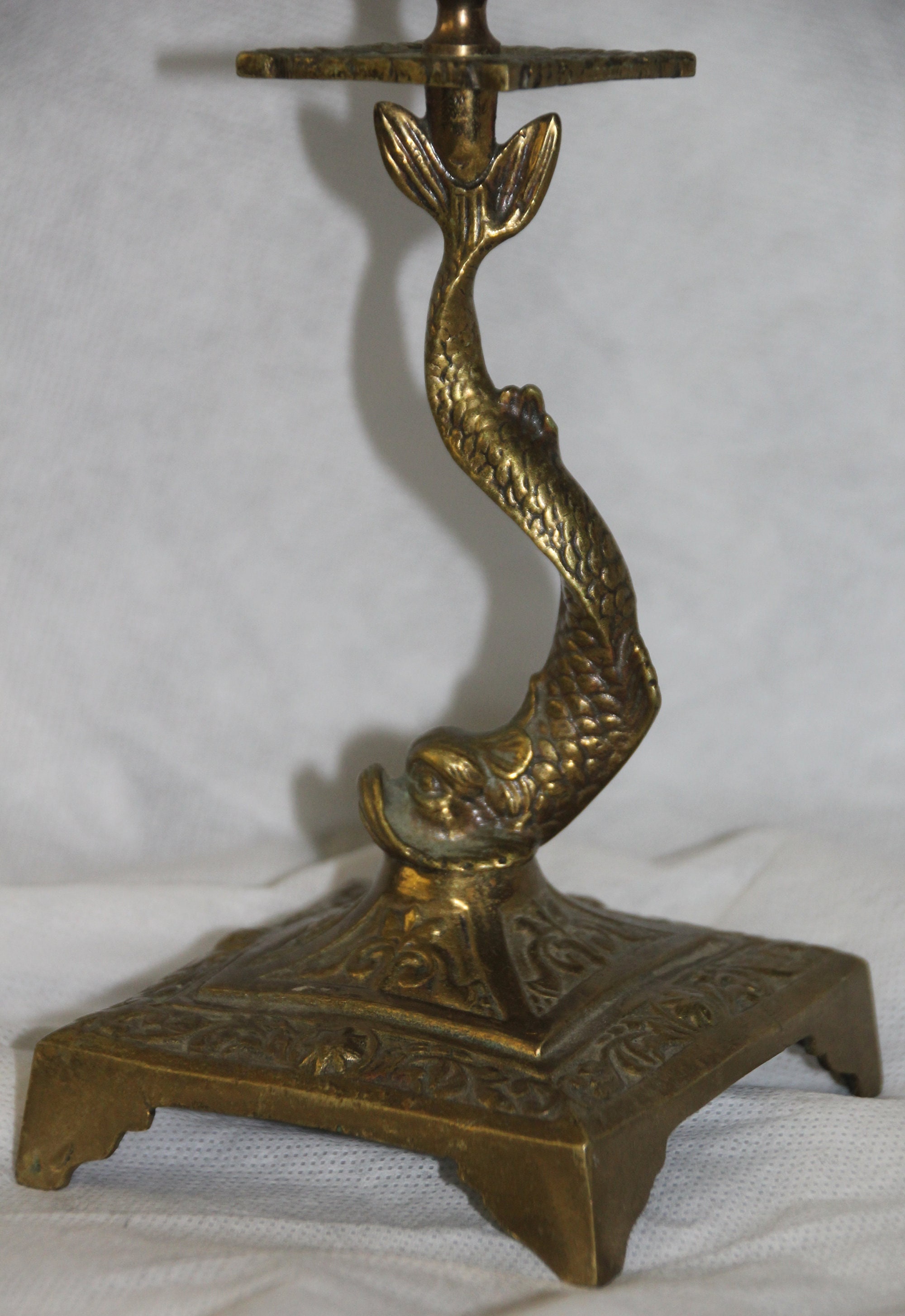 Bronze Dolphin Candlestick Holder Dolphin Decor Gold - Etsy