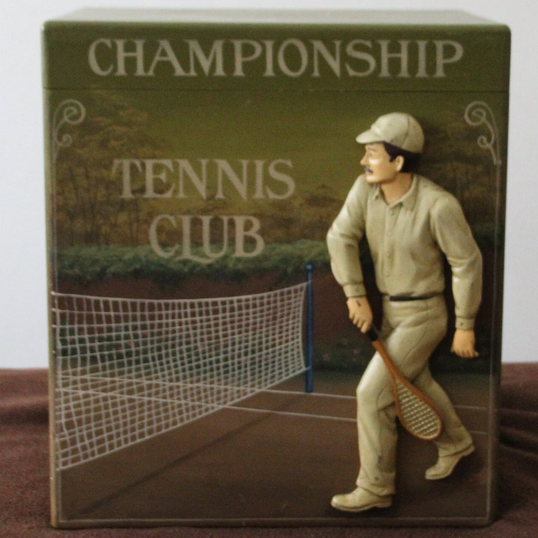 Vintage Tennis Decor Vintage Tennis Art Tennis Gift Tennis Club Lawn ...