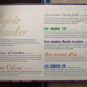 French Songs Binder of Cards Collector Retro Variety Song Nostalgy Joe ...