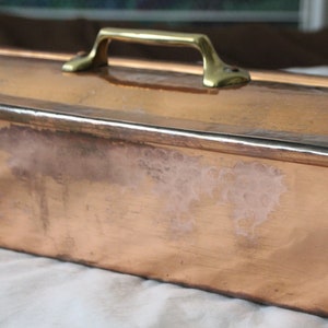 Copper Fish Kettle French Copper Poacher Professional Quality Planter ...