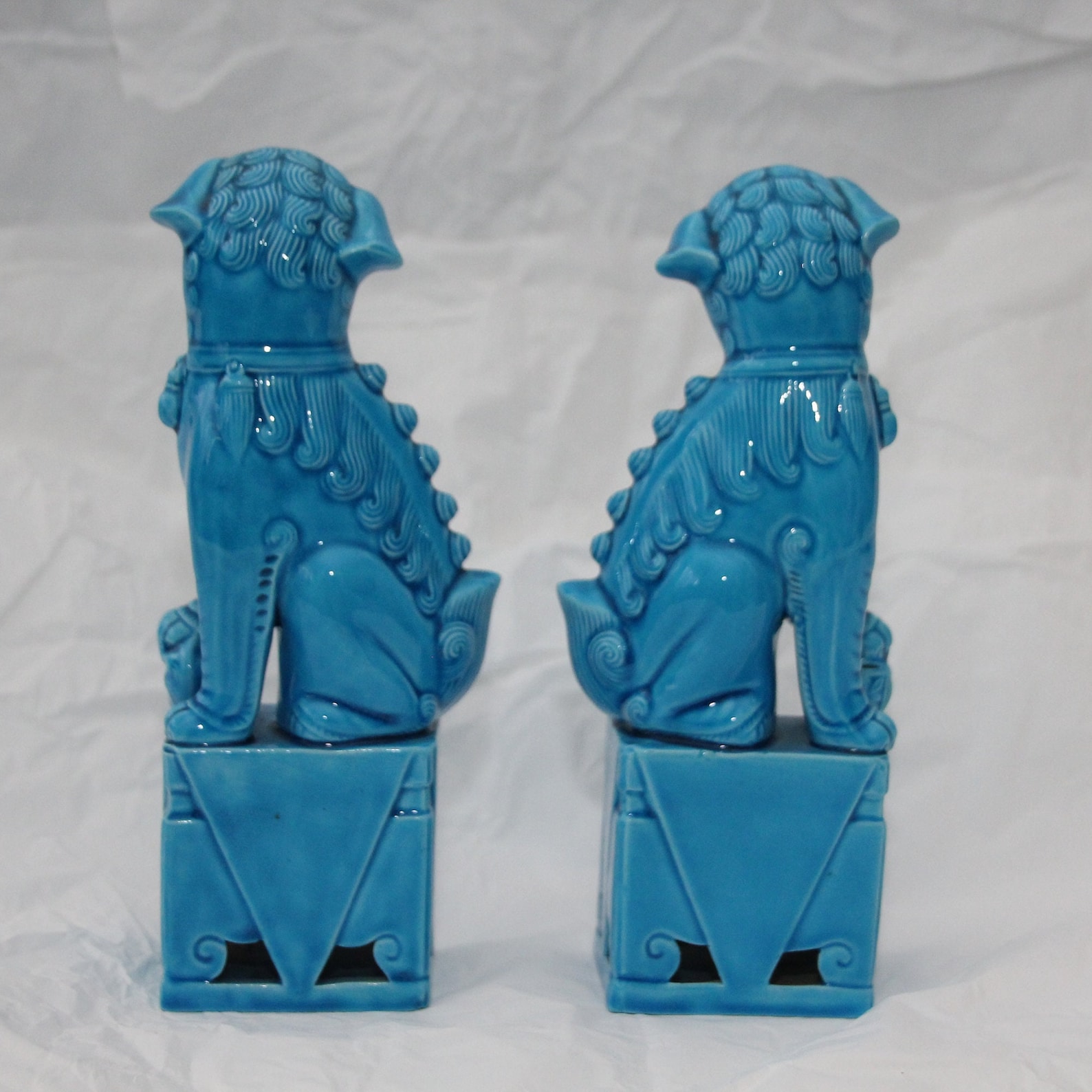 Large Chinese Foo Dog Statue Turquoise Dog Gift Dog Figurine - Etsy