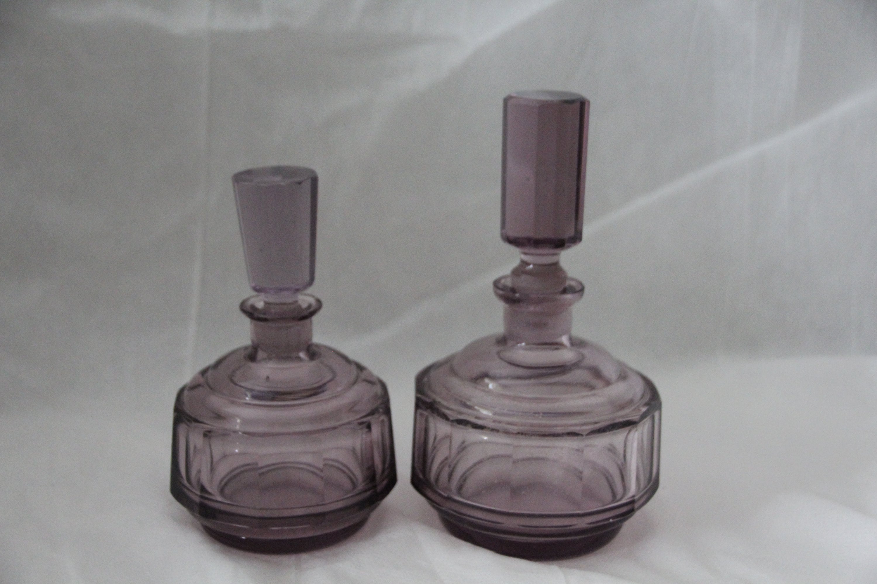 Amethyst Crystal Perfume Bottles Vanity Set Dressing Set Soap Dish ...