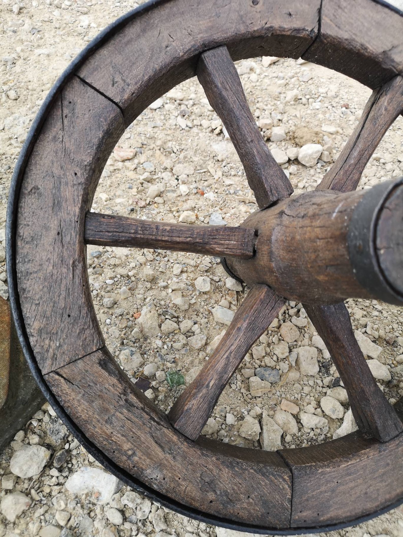 Wooden Wagon Wheel Wood Car Wheel Vintage Rustic Decor - Etsy