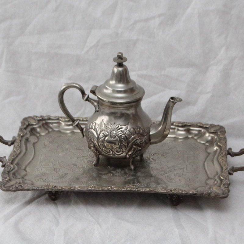 Silver Plate Tea Set - Etsy