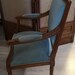 Blue Armchair Chair Lounge Accent Chair Living Room Furniture Bedroom ...