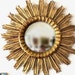 Gold Sun Mirror Sunburst Sunshine Mirror Entryway Bedroom Bathroom ...