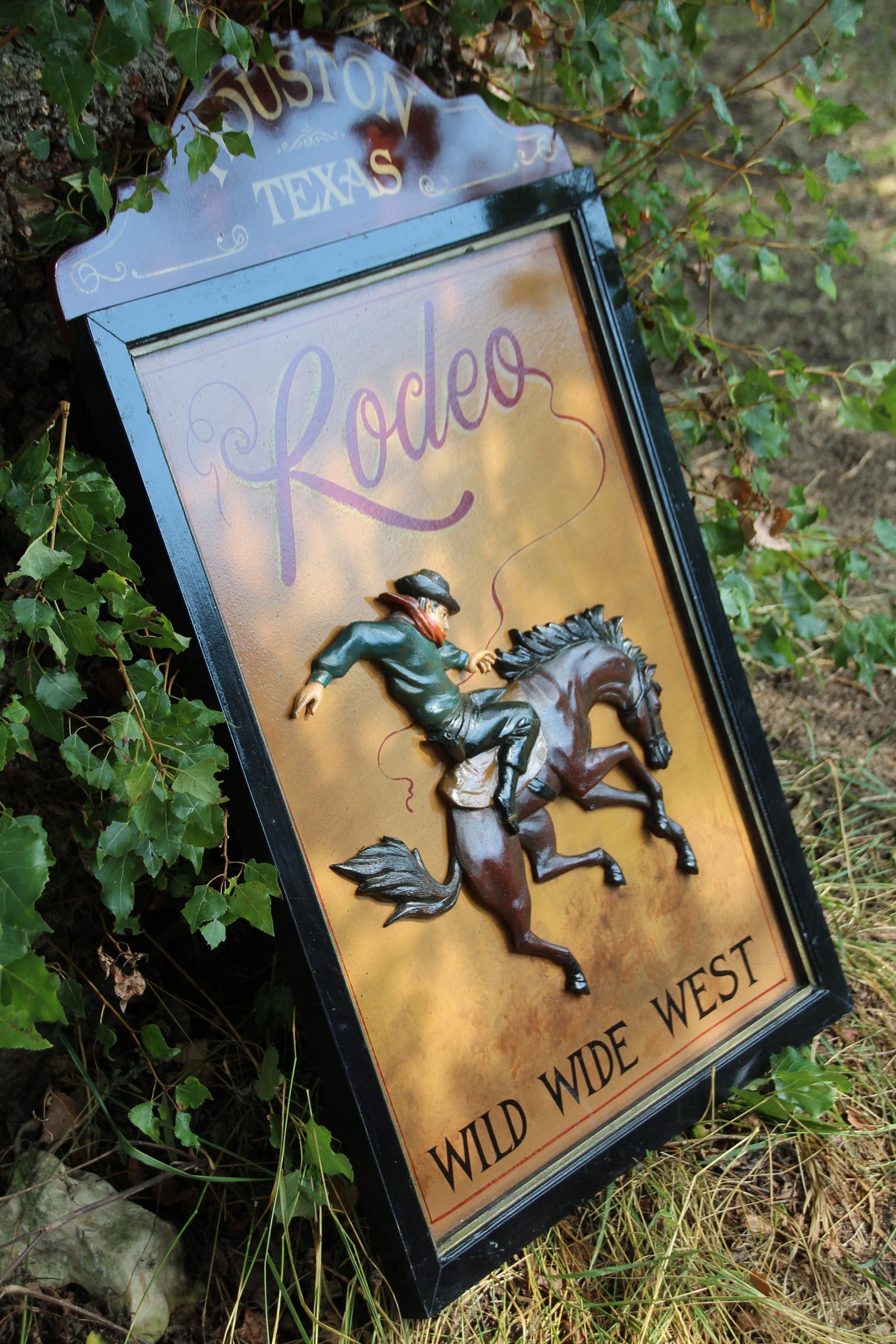 Rodeo Wall Art Cowboy Wall Art Houston Texas Horse Decor Horse | Etsy